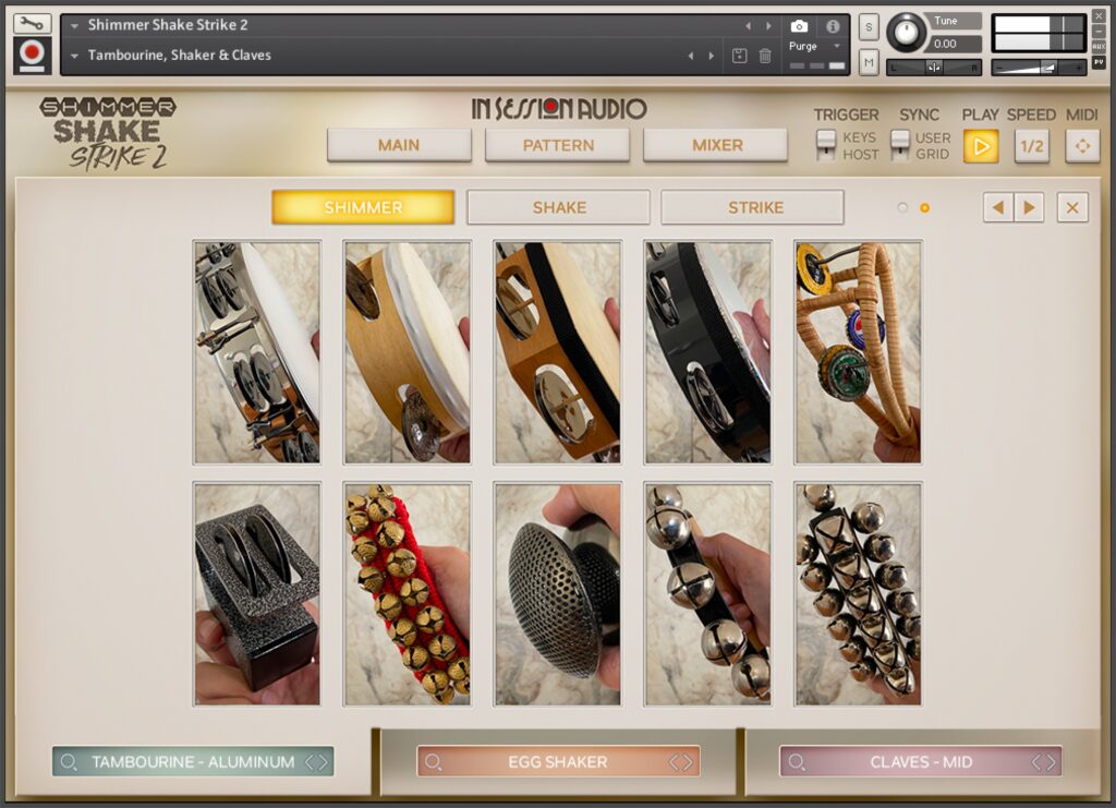 IN SESSION AUDIO SHIMMER SHAKE STRIKE 2 + EXPANSION 登場！J-POPに役立つパーカッション ...